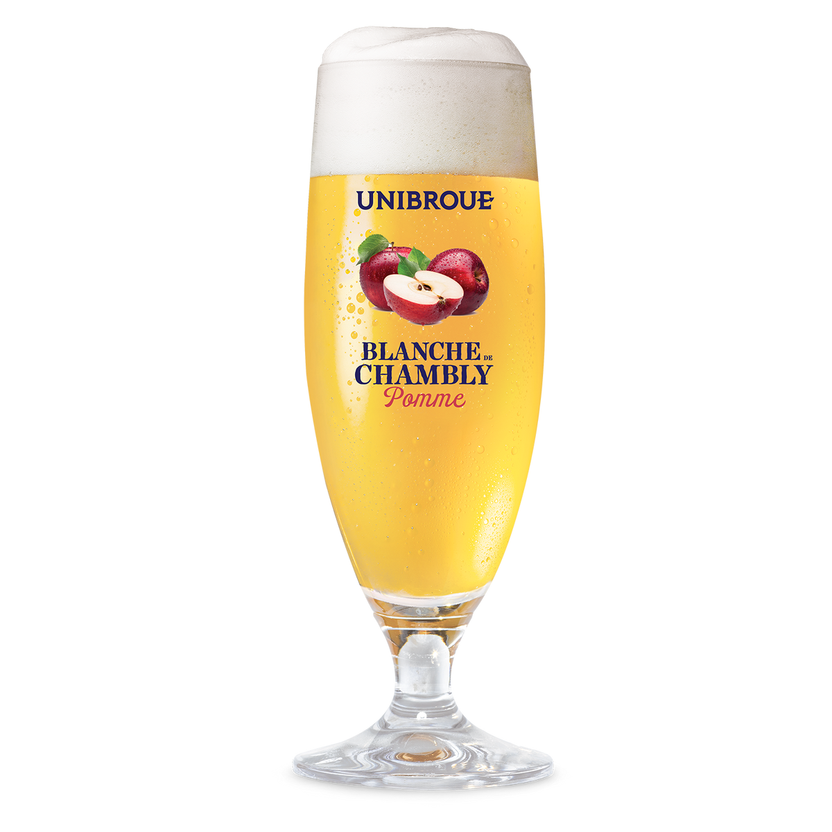 Flute à bière Unibroue Blanche de Chambly Pomme 13oz – La boutique ...