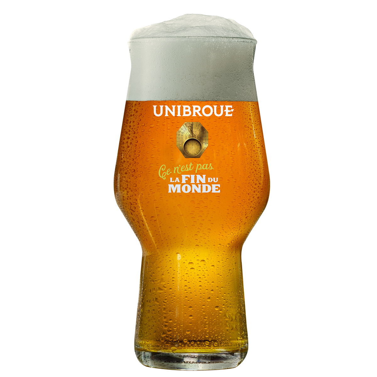 Unibroue beer glass Ce n'est pas la Fin du Monde 16oz IPA – La boutique ...
