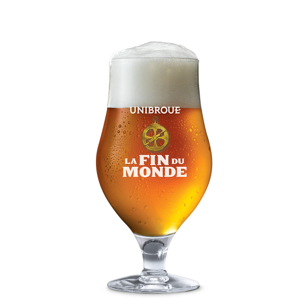 Unibroue beer glass La Fin du Monde 16oz – La boutique officielle Unibroue
